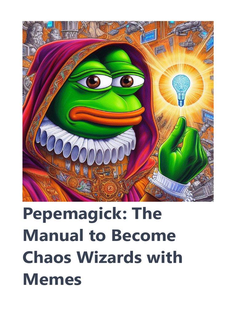 Pepemagick The Manual To Become Chaos Wizards With Memes (ENG) 2023 Lex ...