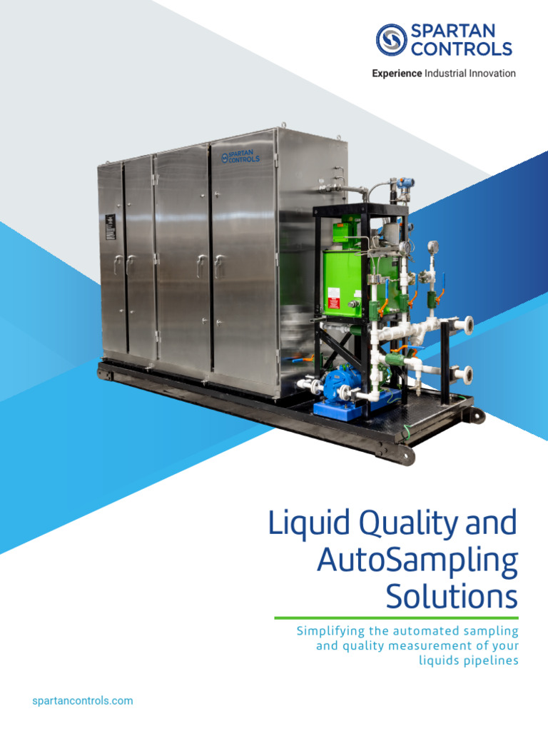 Spartan Controls Liquid Quality AutoSampling Solutions 2023 | PDF ...