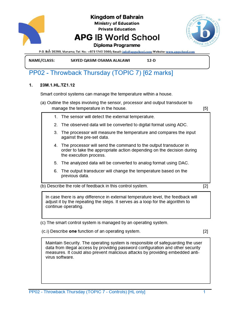 Submission Pdf Building Automation Input Output