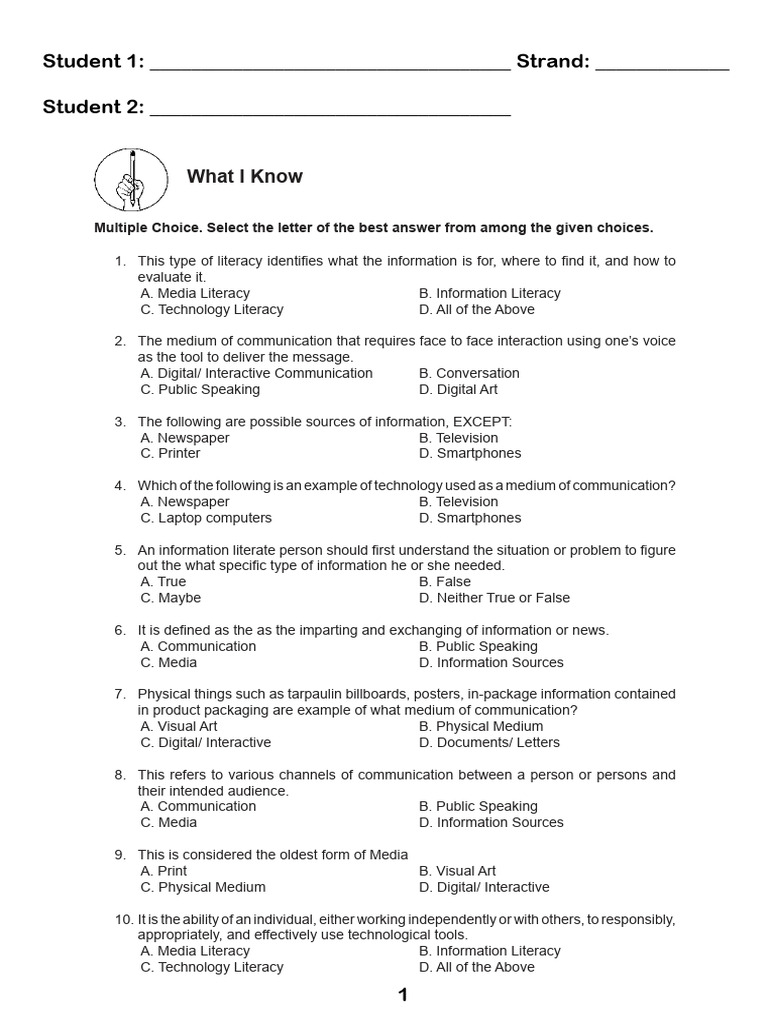 Module 1 Written - Done | PDF | Media (Communication) | Information