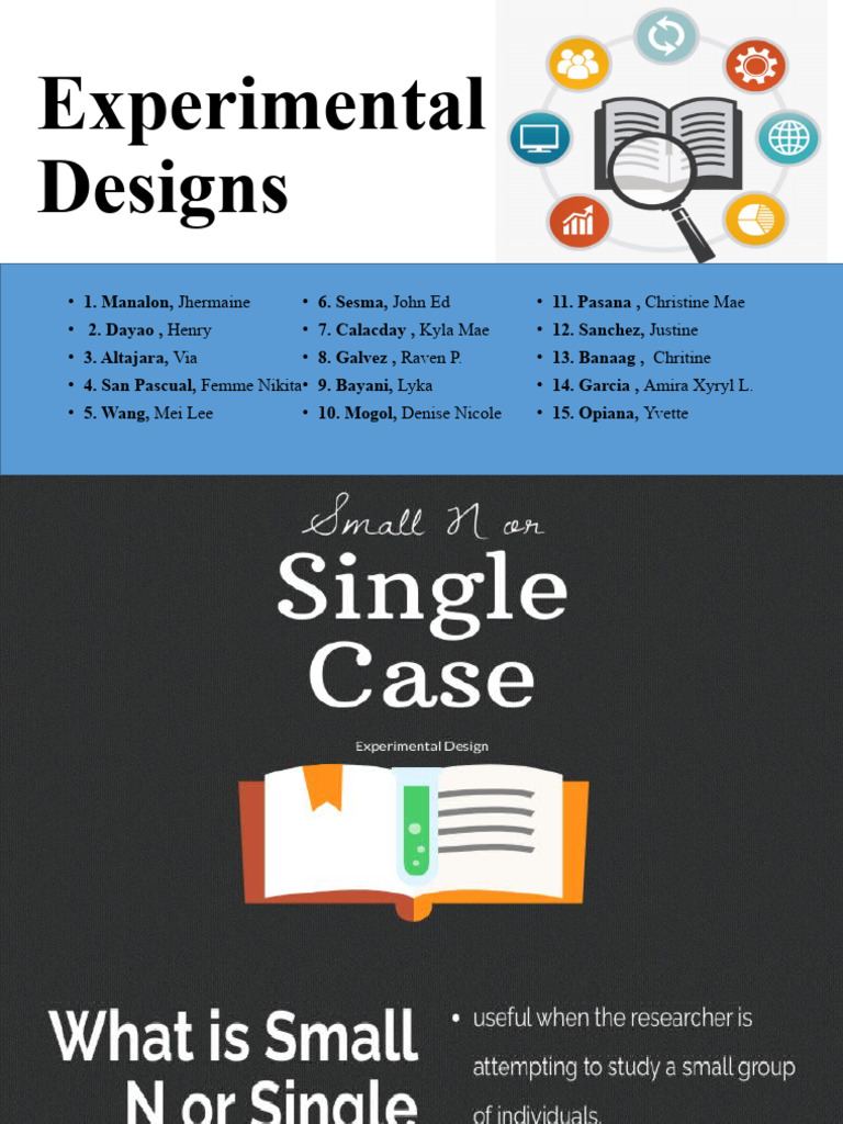 Experimental Design | PDF | Cohort Study | Experiment