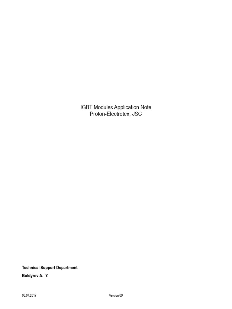 Application Notes Proton Electrotex Eng | PDF | Transistor | Mosfet