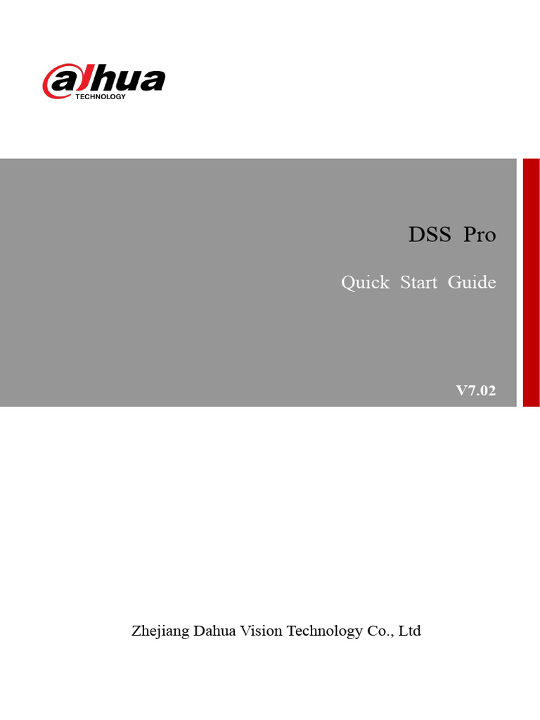 DSS Pro Setup Guide for IT Admins | PDF | Ip Address | Video