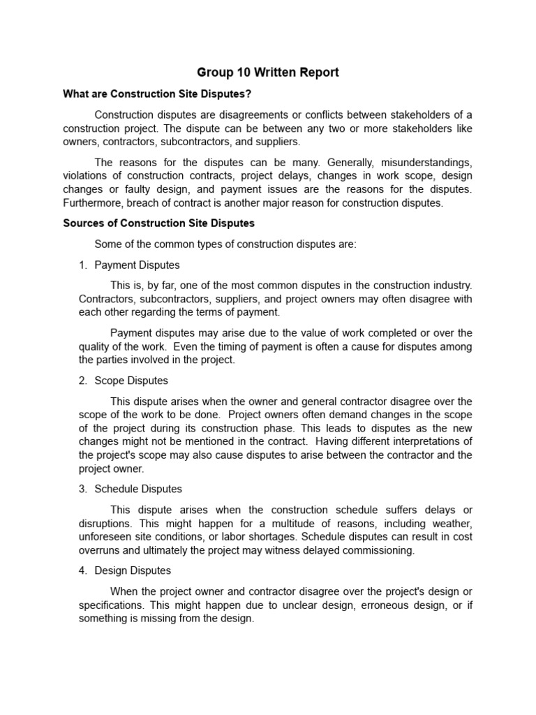Group 10 Written Report | PDF