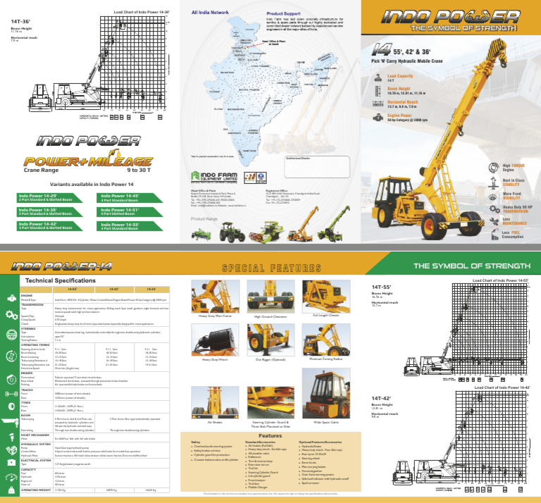 Leaflets of Indo Power 14T | PDF | Brake | Steering