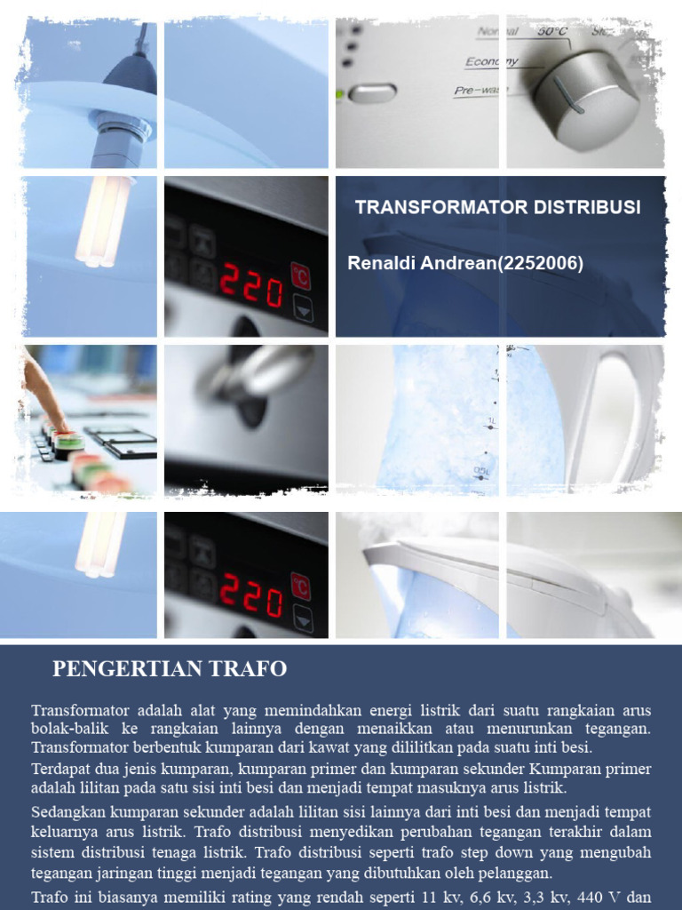 Transformator Distribusi | PDF | Komputer | Teknologi & Rekayasa
