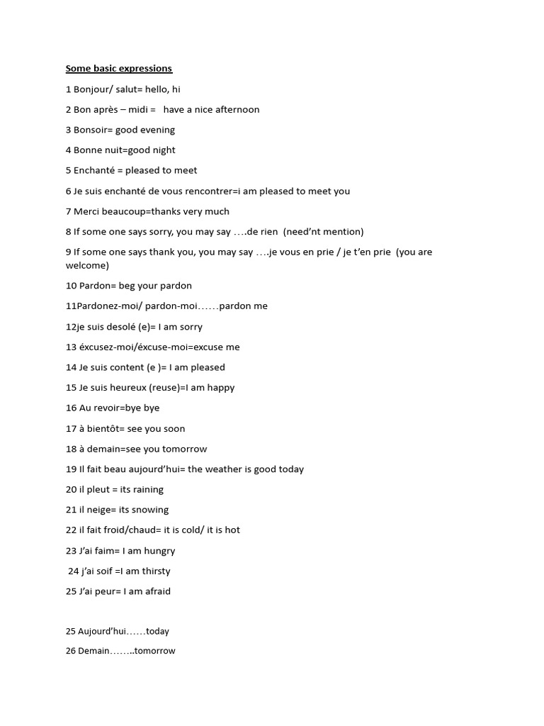 Conversation On French | PDF | Repas | Nourritures