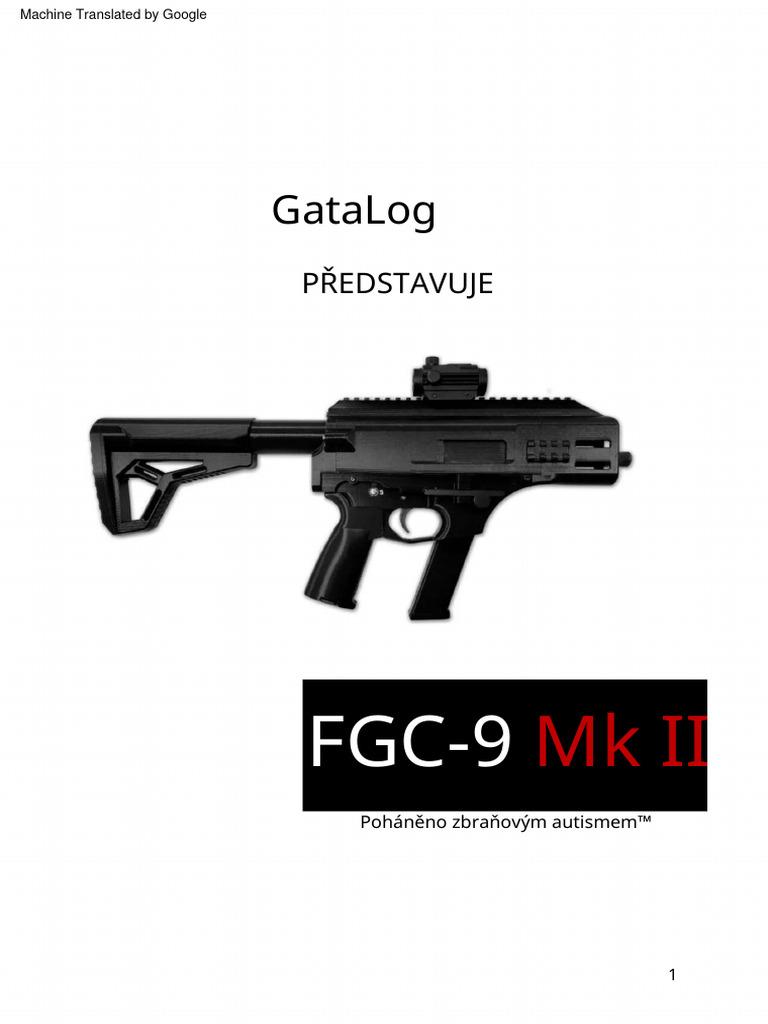 FGC-9 - MkII - Guide (CZ) | PDF