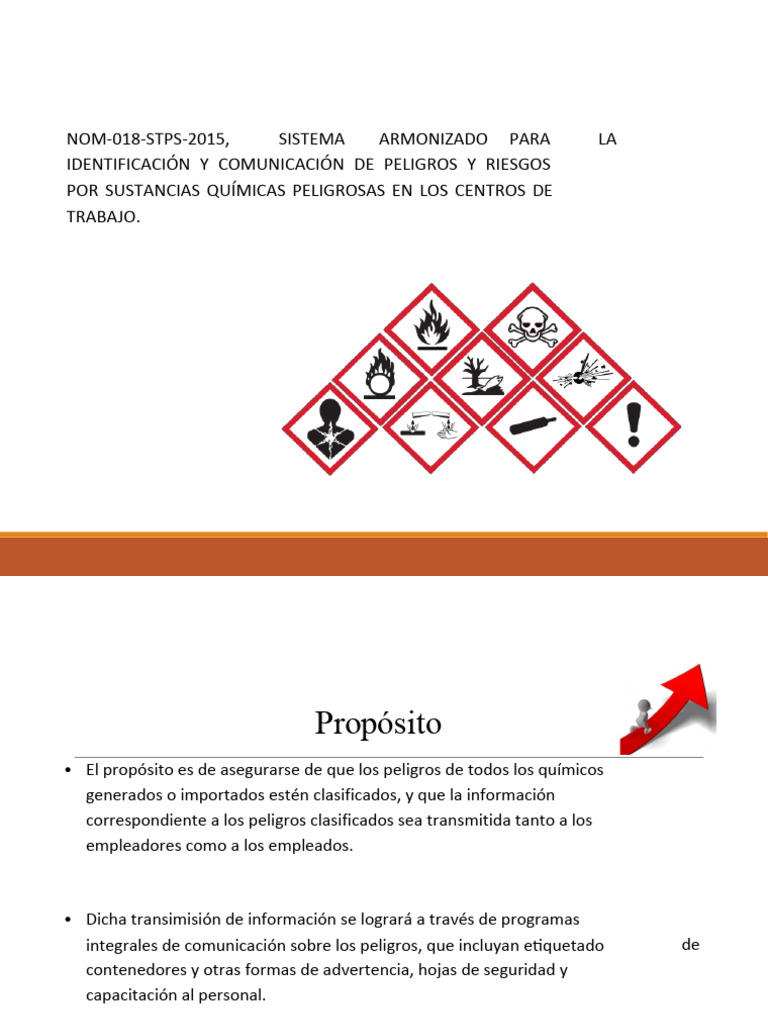 Nom 018 Stps - Sistema Globalmente Armonizado | PDF | Toxicidad ...
