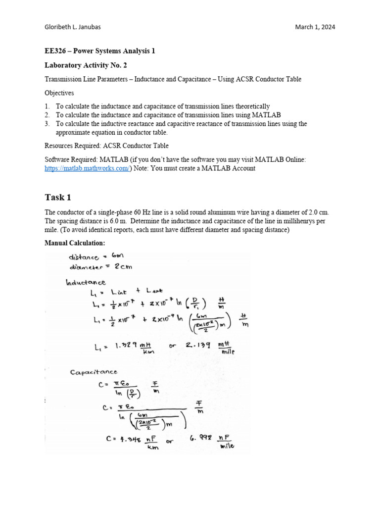 Laboratory-Activity-2 | PDF | Inductance | Capacitance