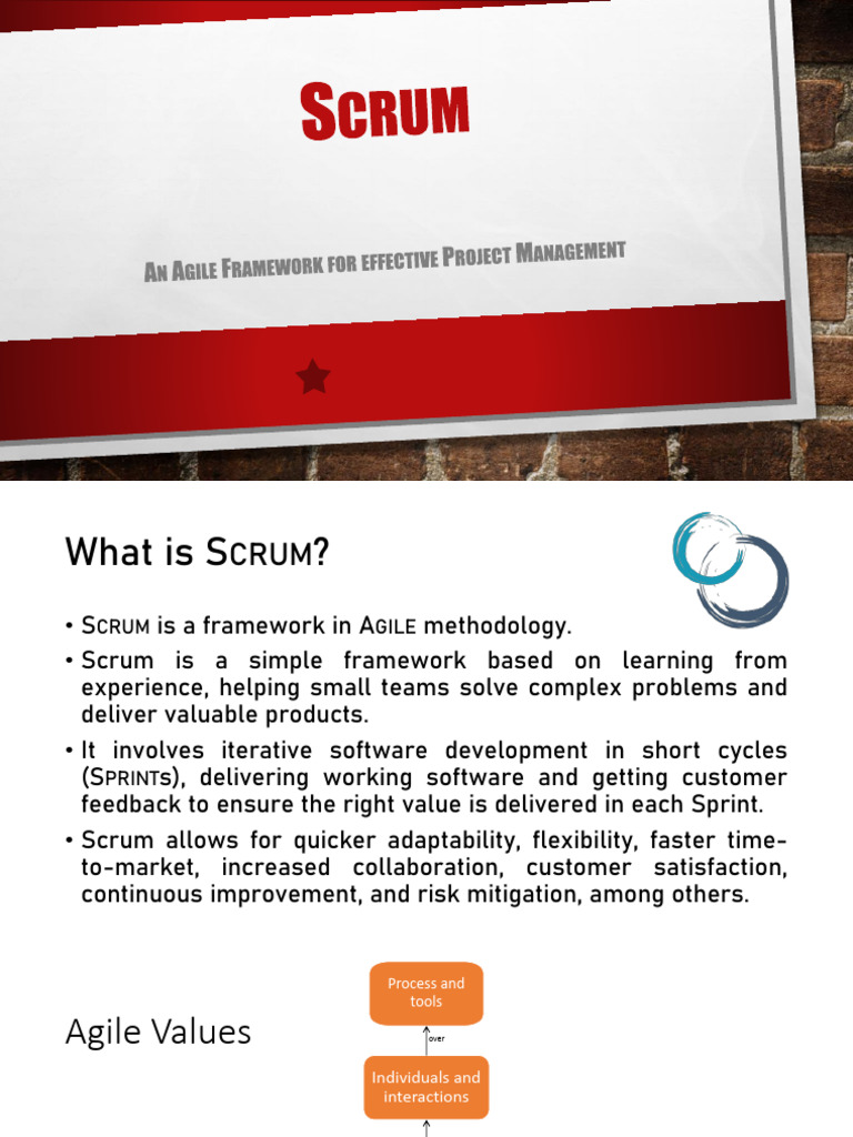 Quick Scrum Presentation | PDF | Scrum (Software Development) | Agile Software Development
