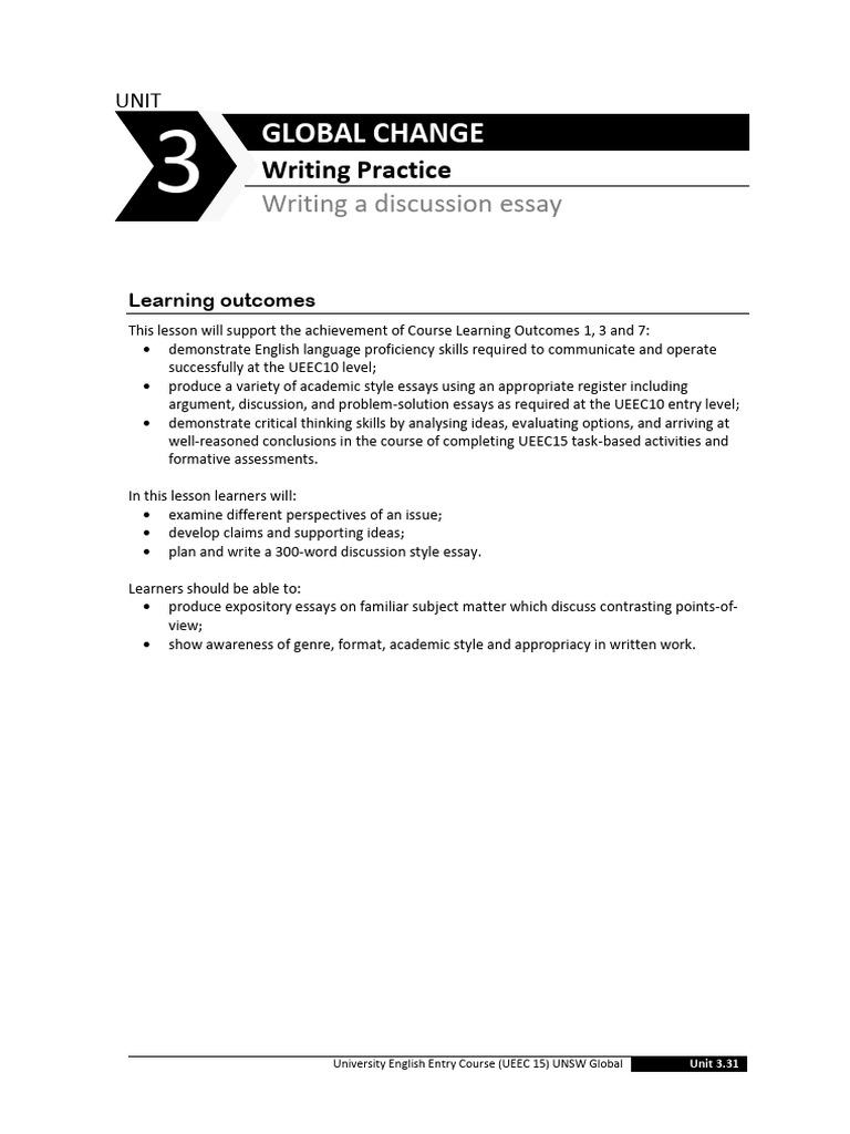 U15 U3 WP 250220 Fill | PDF | Essays | Learning