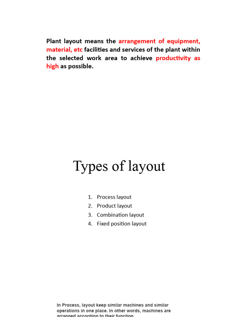 Plant Layout Strategies Explained | PDF