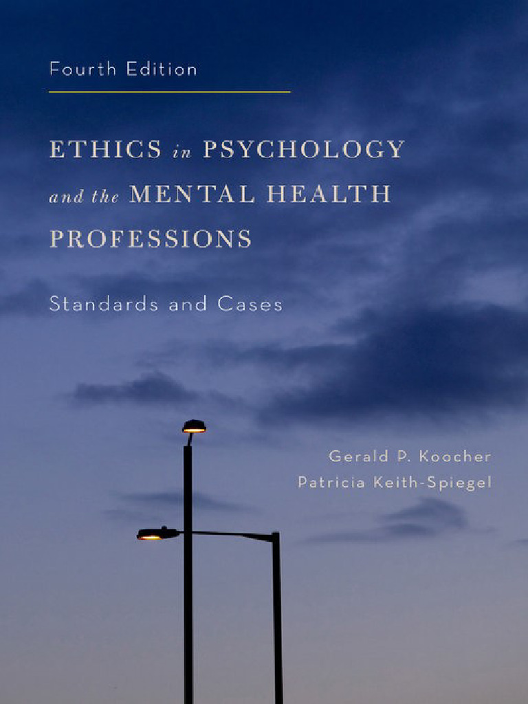 1.ethics in Psychology and The Mental Health Professions Standards and ...