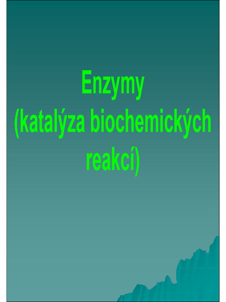 Enzymy | PDF