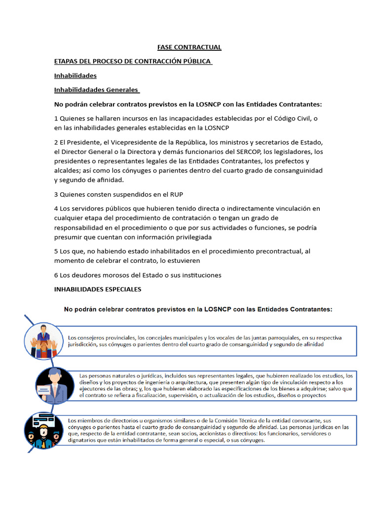 Fase Contractual | PDF