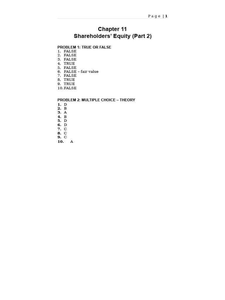 Sol Man Chapter 11 She Part 2 2021 - Compress | PDF | Retained Earnings | Dividend