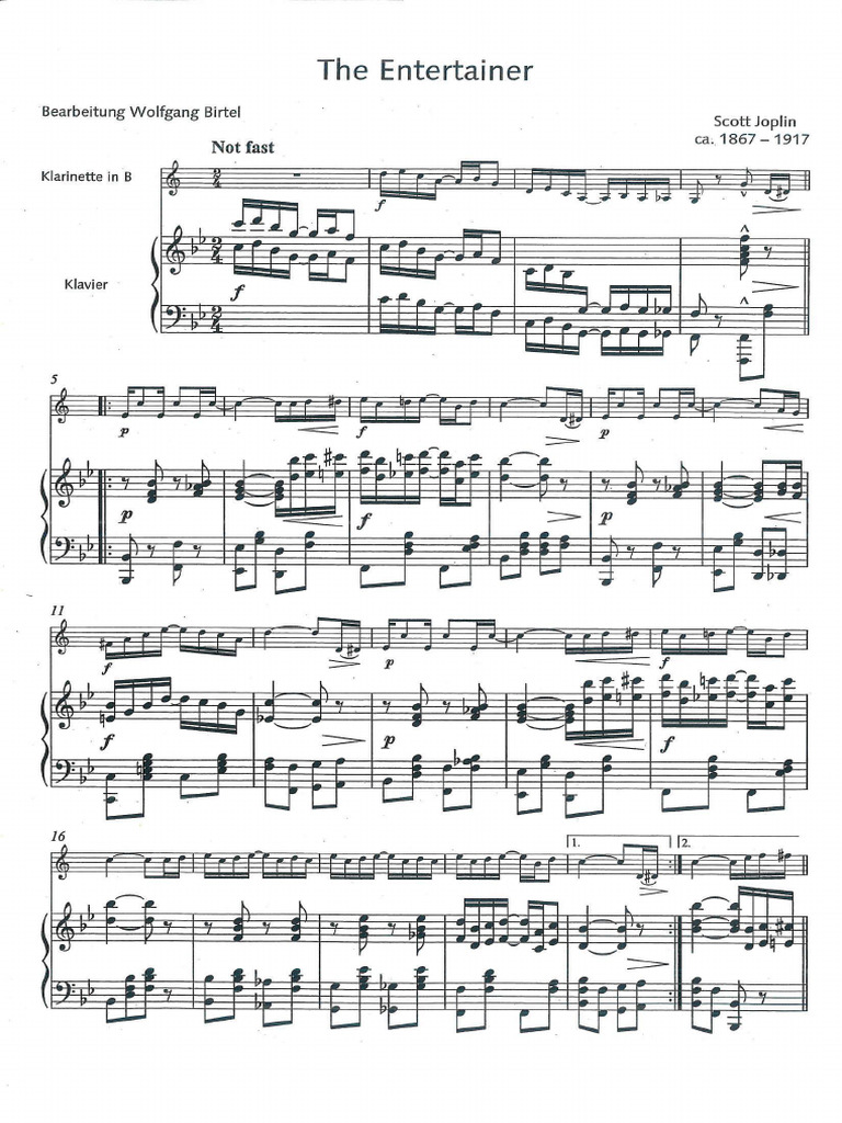 Scott Joplin-3 Ragtimes | PDF