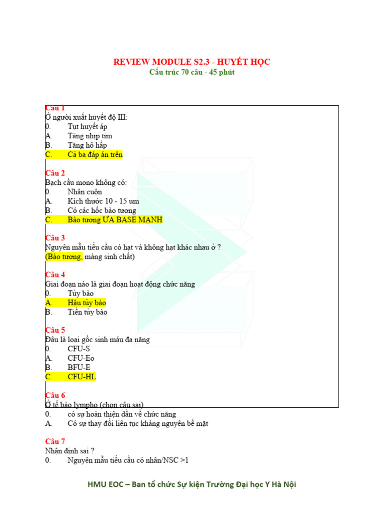 Review Module s2.3 | PDF