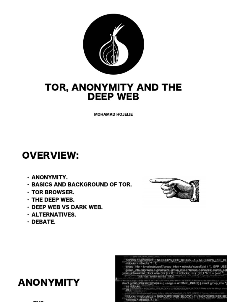 Tor And The Deep Web Pdf World Wide Web Internet And Web