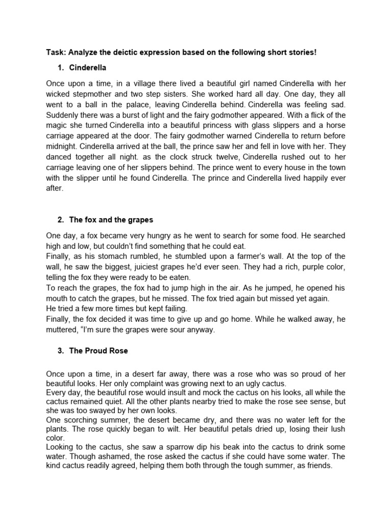 Task 1 Pragmatics | PDF | Cinderella | European Fairy Tales