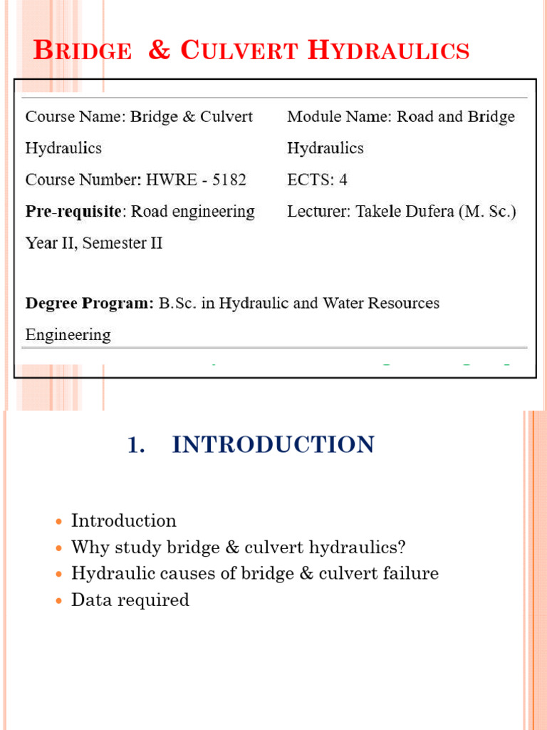 Culvert And Bridge Hydaulics Pdf Flood Hydrology