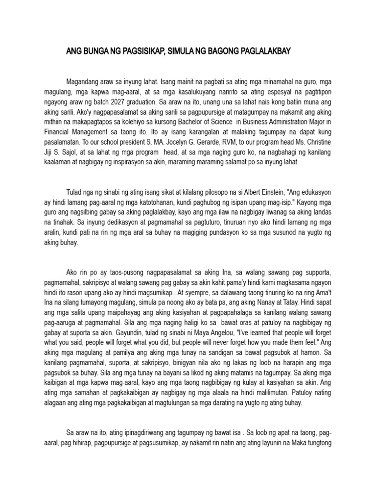 Talumpati-Final | PDF