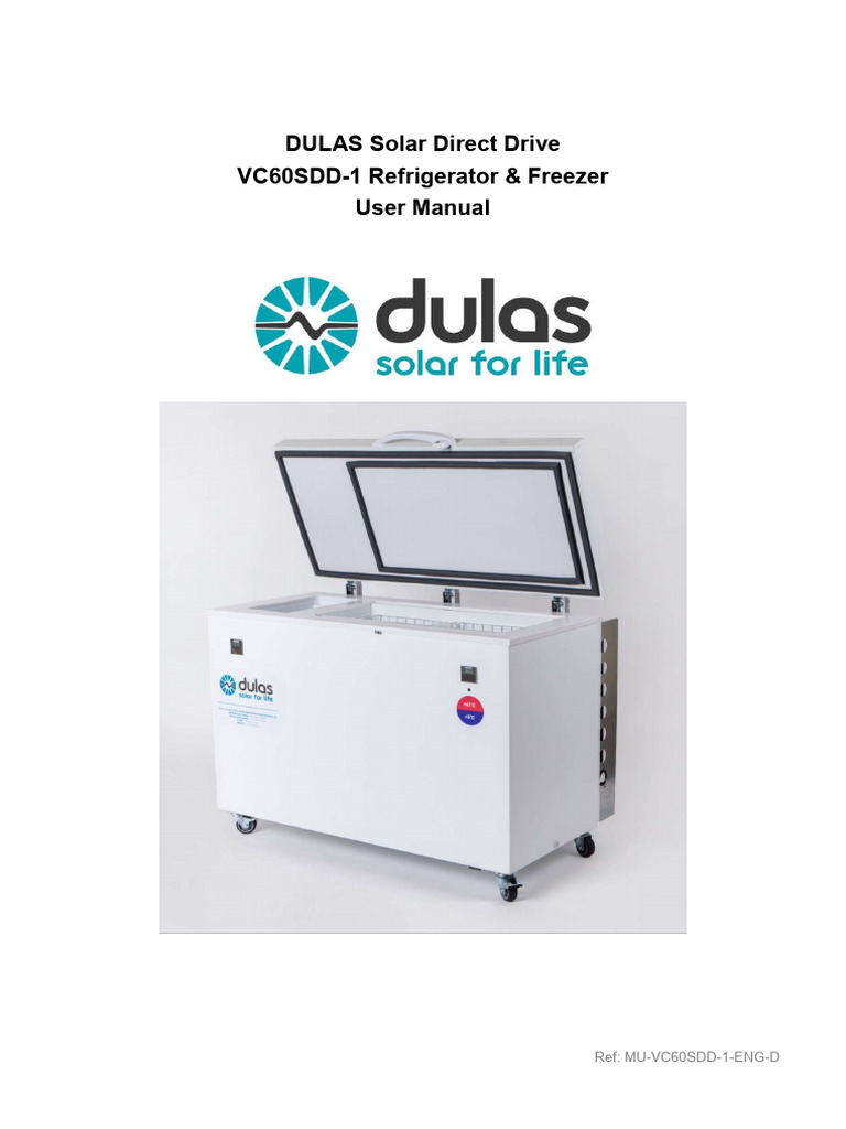 MU VC60SDD 1 ENG D Dulas User Manual Formatted Report Covers | PDF ...