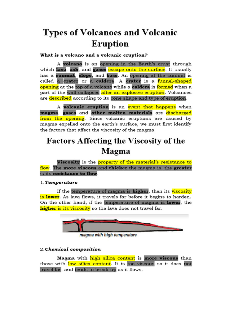 SAYANS | PDF | Volcano | Types Of Volcanic Eruptions