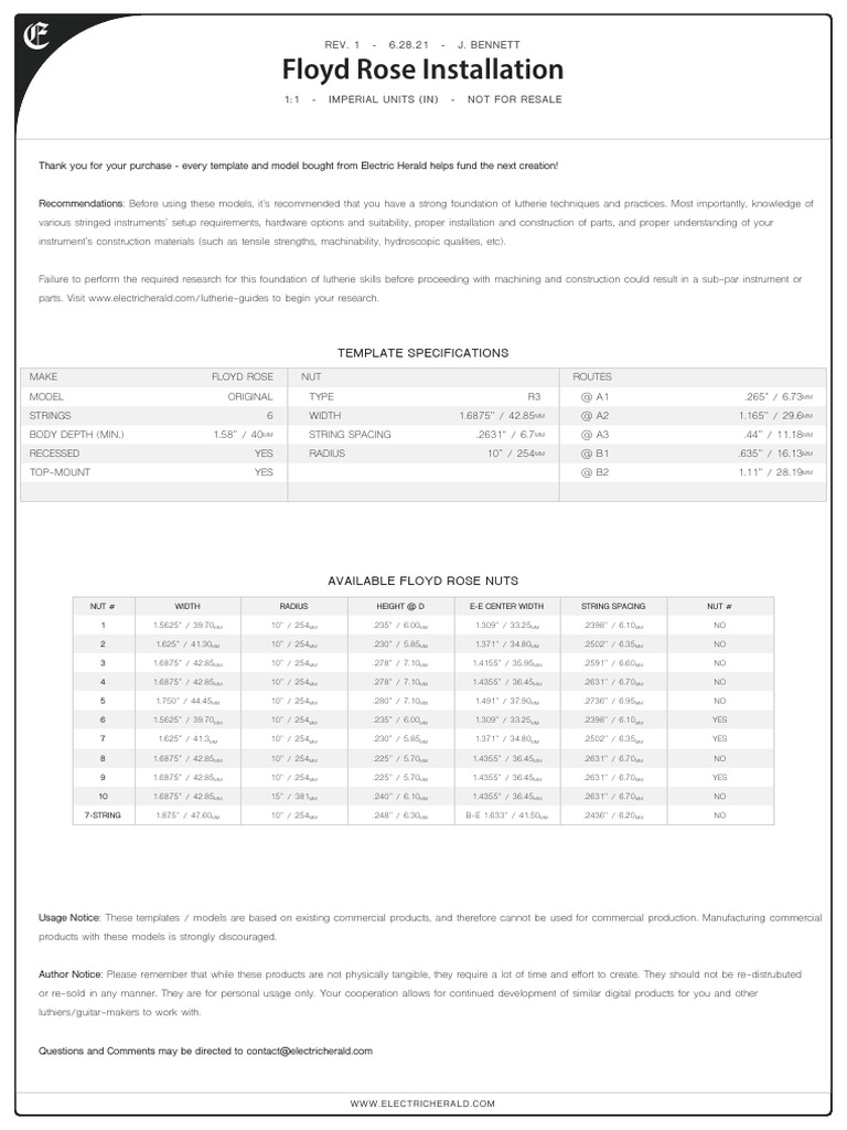 Floyd Rose Original | PDF | Home & Garden