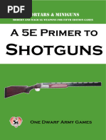 D&D 5E Homebrew Firearms Guide | PDF | Firearms | Rifle