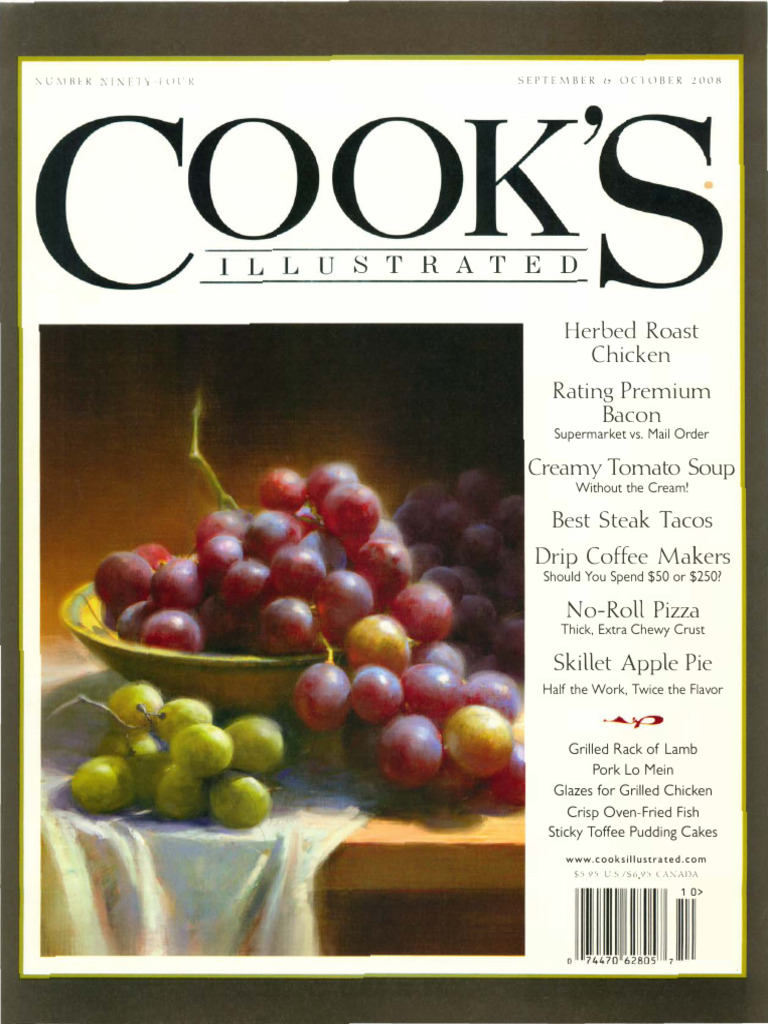 Cook's Illustrated: Recipes & Tips | PDF | Cookware And Bakeware | Salt