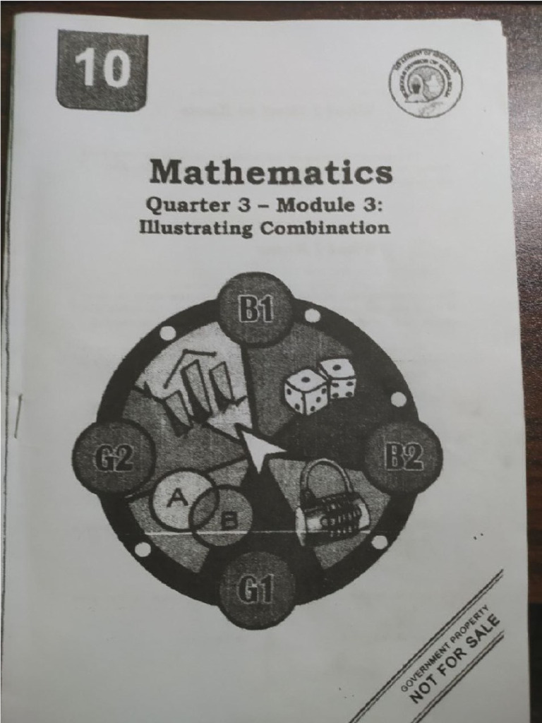 MATH - Quarter 3 - Module 3 - Illustrating Combination | PDF