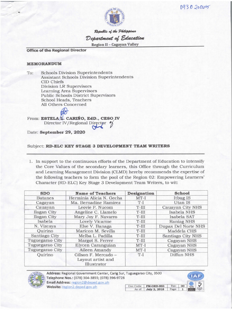 RD Elc Key Stage 3 Development Team Writers. | PDF