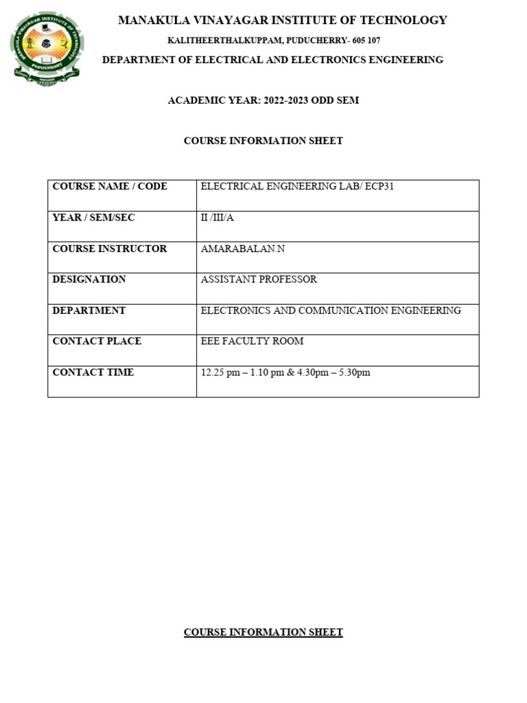 Ec - Ee Lab Lab | PDF | Electrical Engineering | Machines