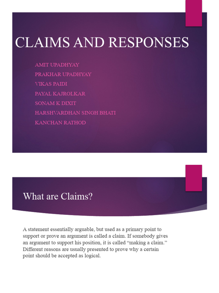 Business Claims | PDF | Inductive Reasoning | Argument