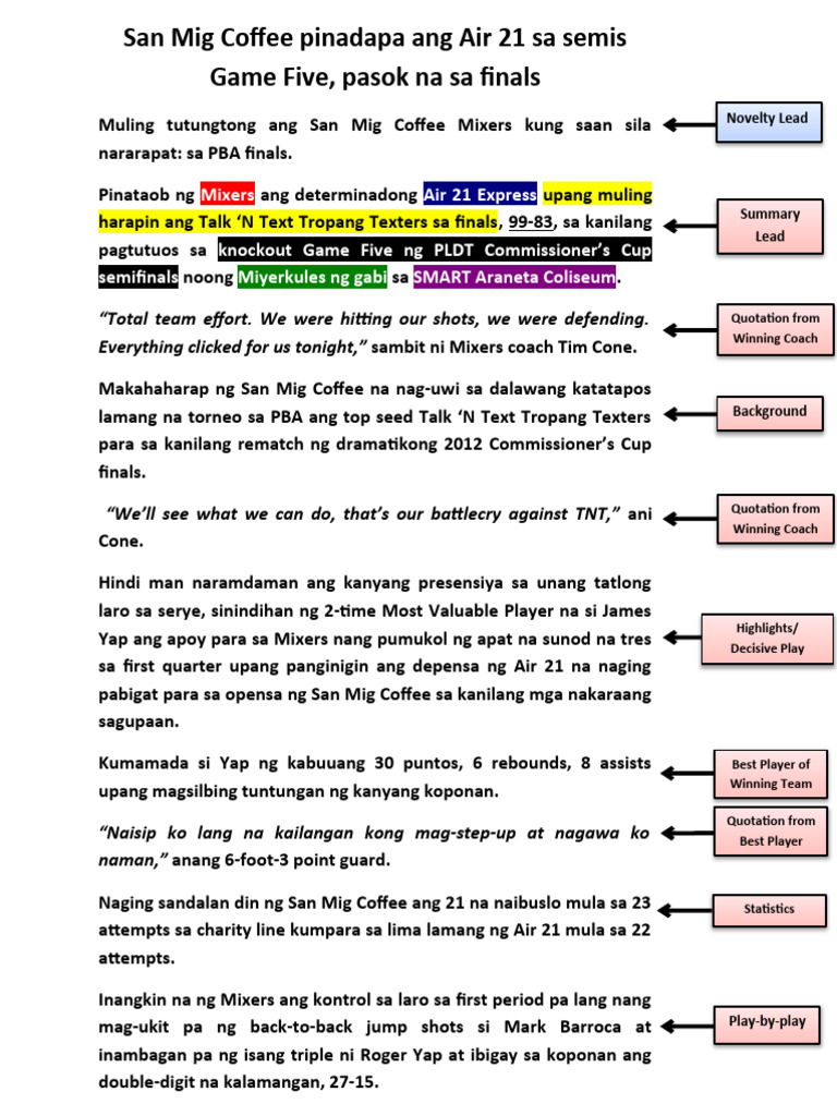 Sample Sports News | PDF