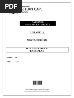 Math P1 2024 Nov GR 10 | PDF