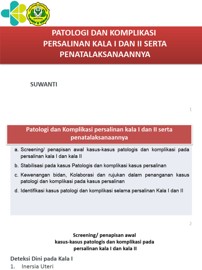 5,6 Konsep Dasar Deteksi Komplikasi Dan Penyulit Persalinan Kala II ...