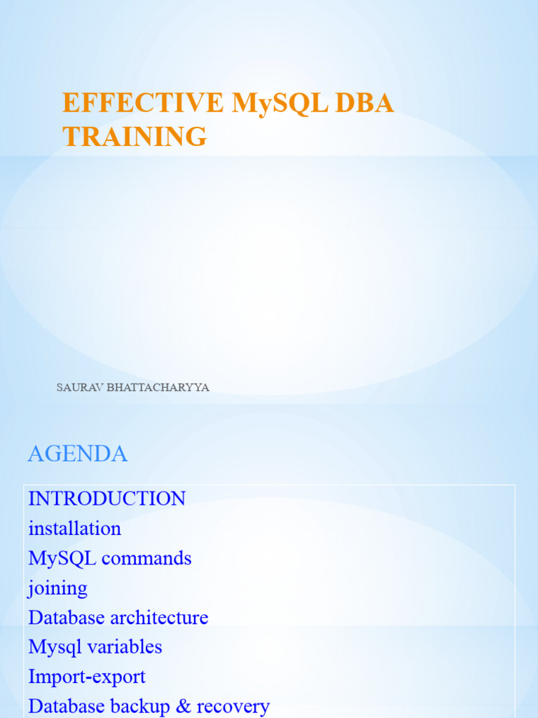 Presentation Mysql Training 1499248676 292960 | PDF | Database Index ...