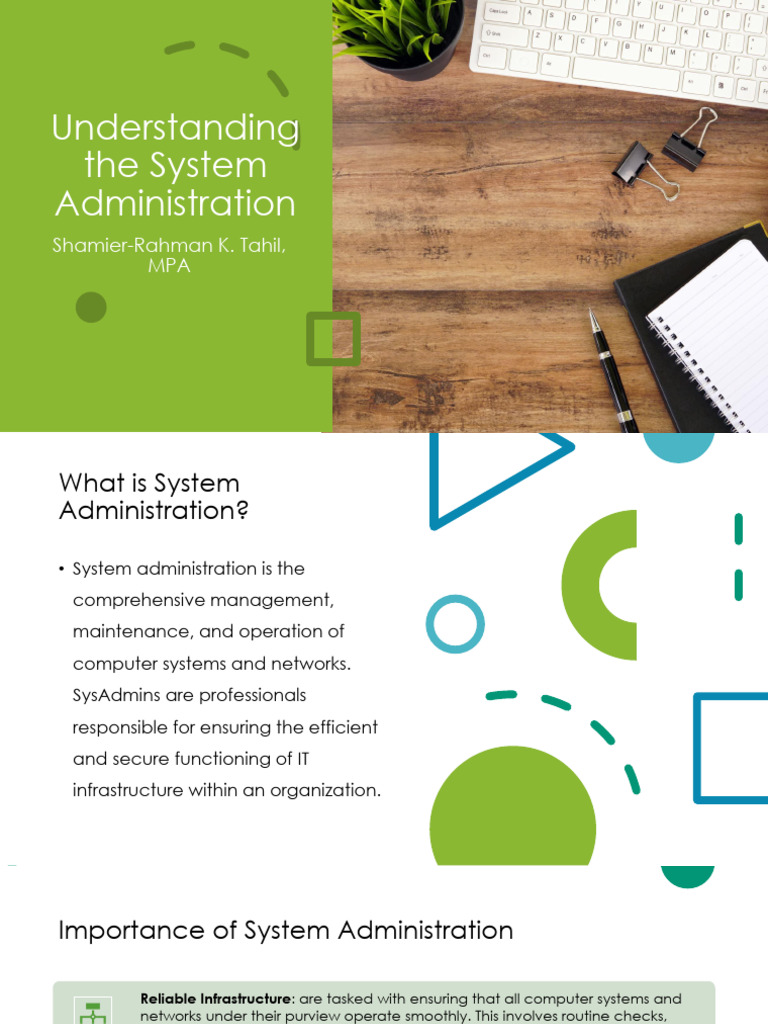 Understanding The System Administration | PDF | System Administrator | Computer Network