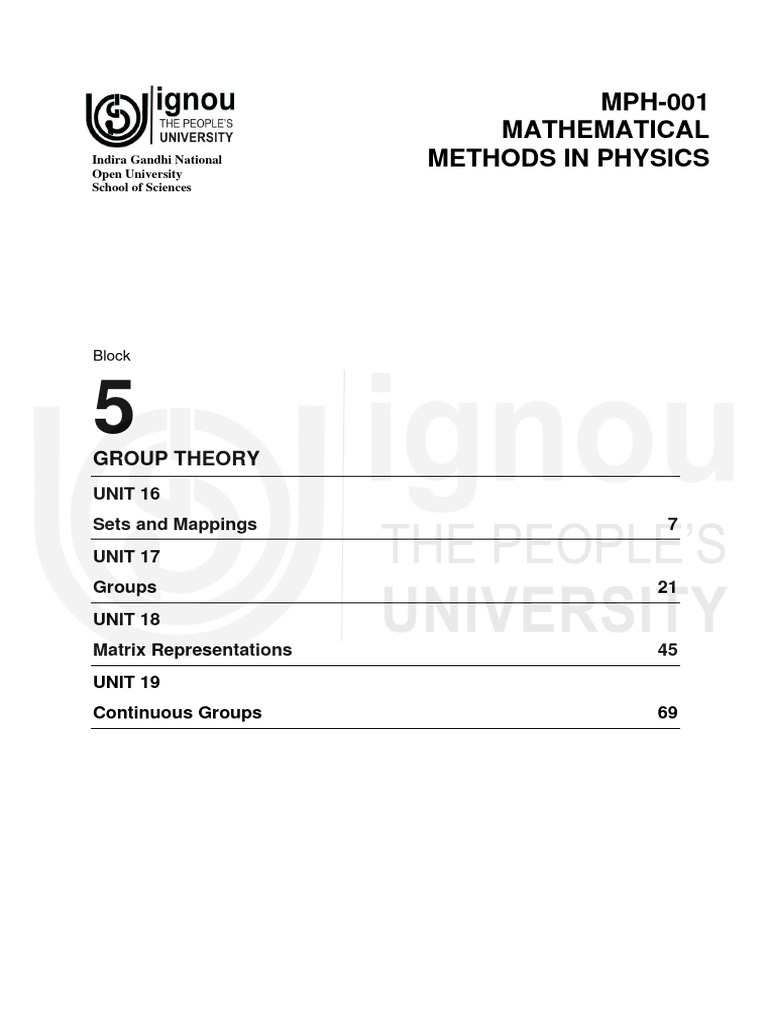 Block 5 | PDF | Group (Mathematics) | Set (Mathematics)