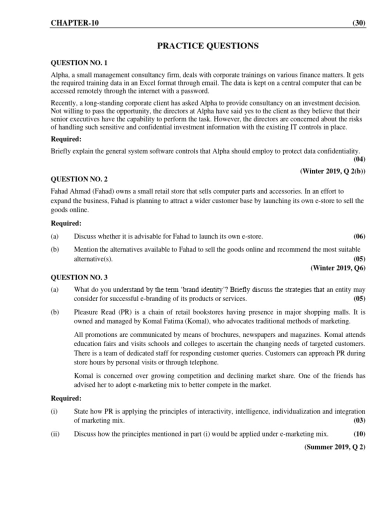 Past Papers and Solutions | PDF