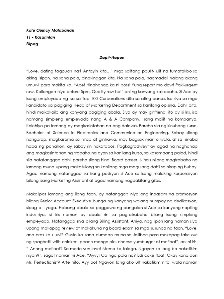 Dapit Hapon | PDF Dapit Hapon | PDF