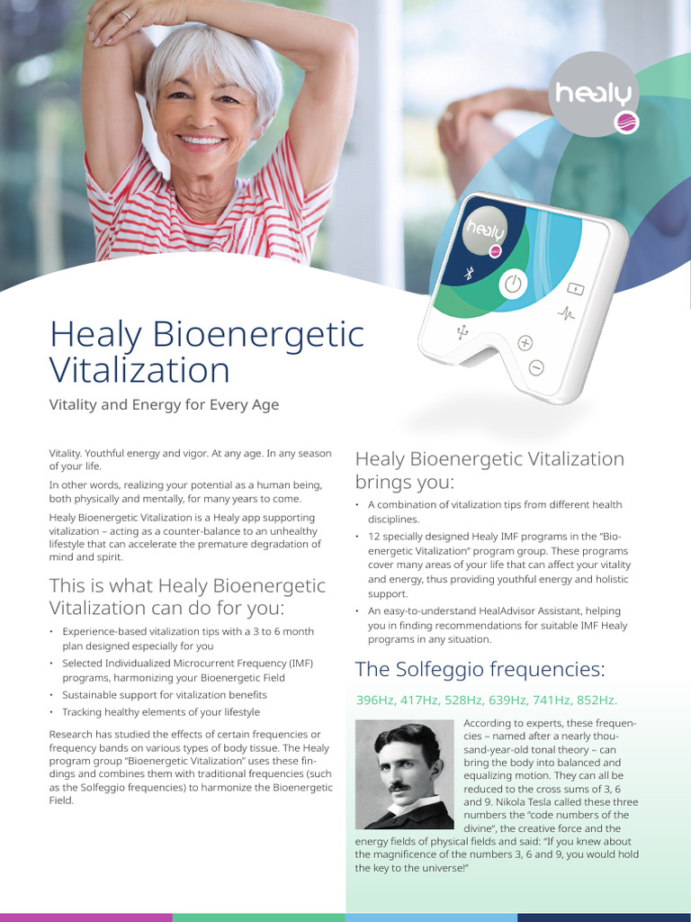 Healy World Flyer Bioenergetic Vitalization en in | PDF