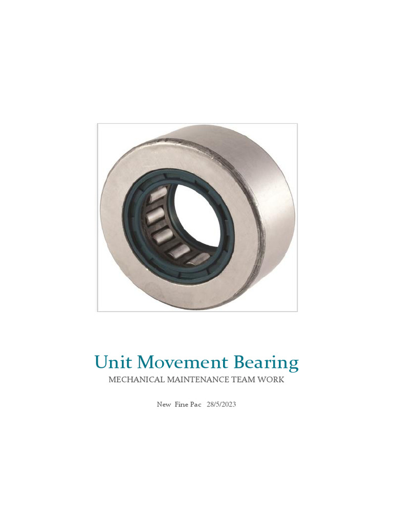 New Movement Bearing Eng Mo - Abdo | PDF