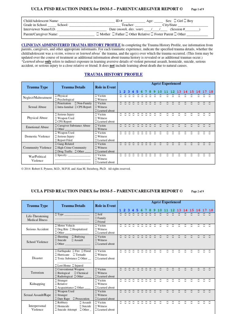 Uclaptsdparent 5 | PDF