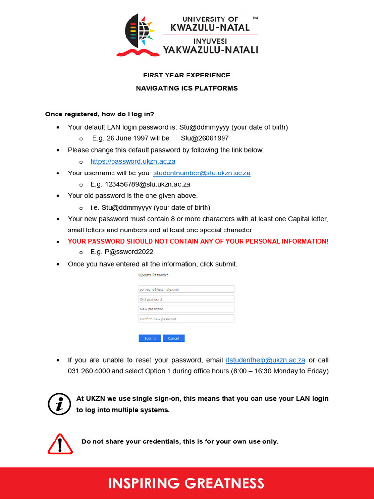 FYE Navigating ICS Platforms | PDF