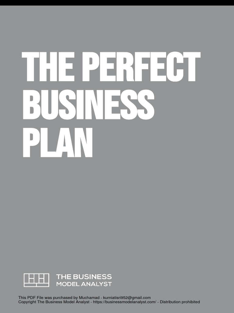 The Perfect Business Plan GFTKHW | PDF | Business Plan | Goal