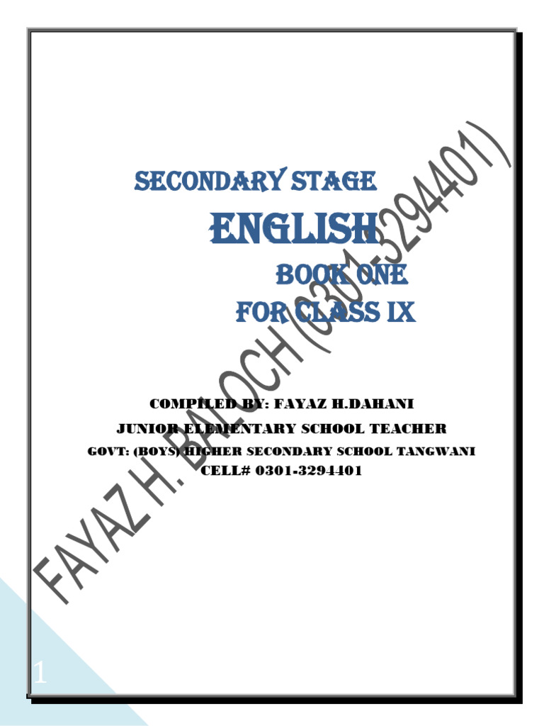 Class Ninth | PDF | Sermon